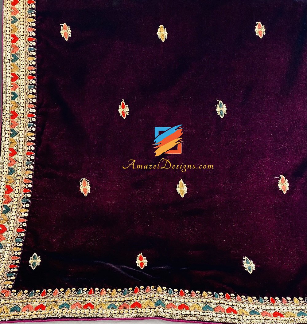 Ideas to Style Velvet Shawl For Classy Look – Amazel Designs
